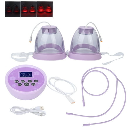 Home Electric Breast Massager Negative Pressure Vibration Rechargeable ...