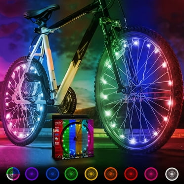 Yescom Bright LED Bike Wheel Light Auto Open and Close Bicycle Wheel ...
