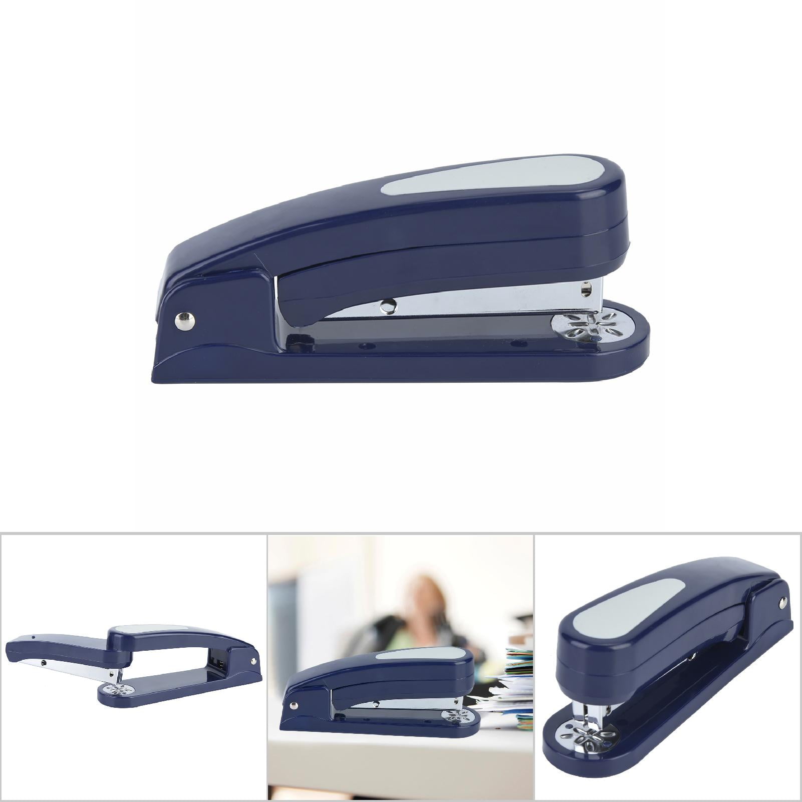 Grapadora Giratoria Para Trabajos Medianos, Capacidad para 20 Hojas, 8 Ángulos de Encuadernación ...