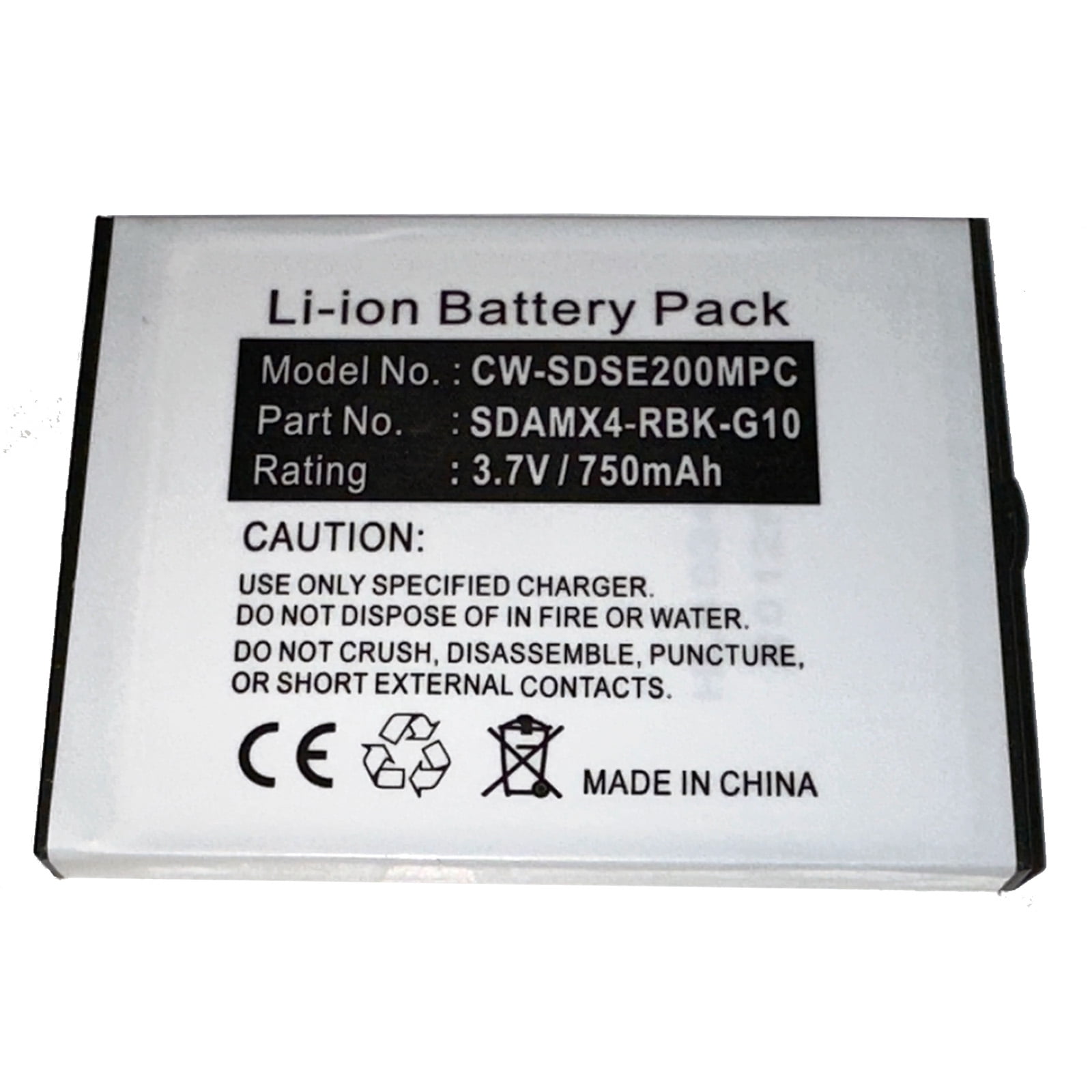 Centenex Electronics Battery for SanDisk Sansa MP3 e250 e260 e250R ...
