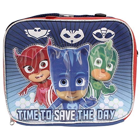 PJ Mask School Insulated Lunch Box Catboy Owelette Gekko Time to Save ...
