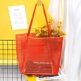 Livhil Large Mesh Beach Tote Bag, Foldable, Waterproof, Sandproof for ...