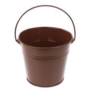 Metal Pail Bucket Party Favor, 7-Inch, Red - Walmart.com