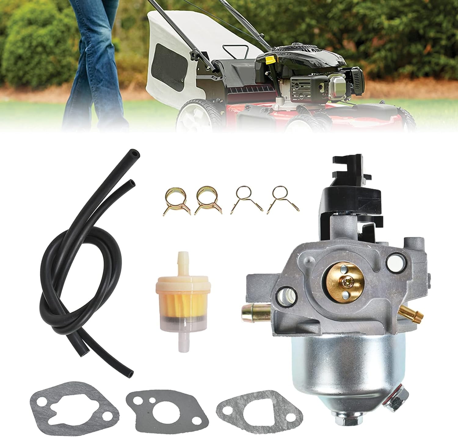 PET-U Carburetor Kit Replacement for Toro Recycler 20370 149cc Lawn Mower Kohler XT6.75 XT675 ...