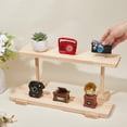1 pc Wood Minifigures Display Riser Wooden Tiered Organizer Holder ...