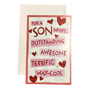Yobent Inspirational Son Wallet Card - Proud of My Son, Perfect for ...