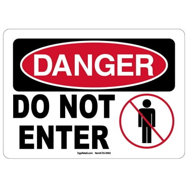 Warning Beware of Writer Sign - Walmart.com