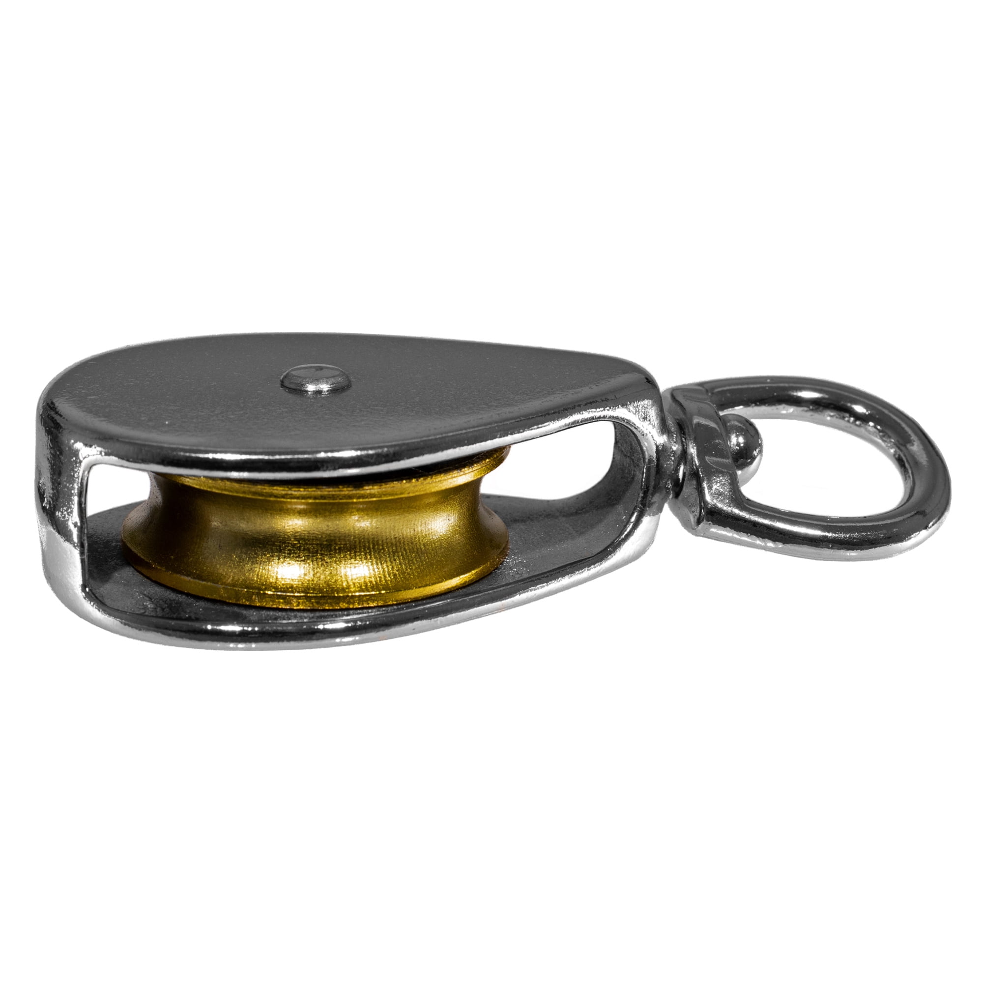 Golberg Single Wheel Pulley - Swivel Base Steel Sheave - Multiple Sizes ...