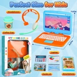Huge Wave Pretend Play Home Office Toys, Simulation Work Toys Set with ...