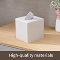 Tissue Box Cover, Square Facial Tissue Holder Storage for Bathroom ...