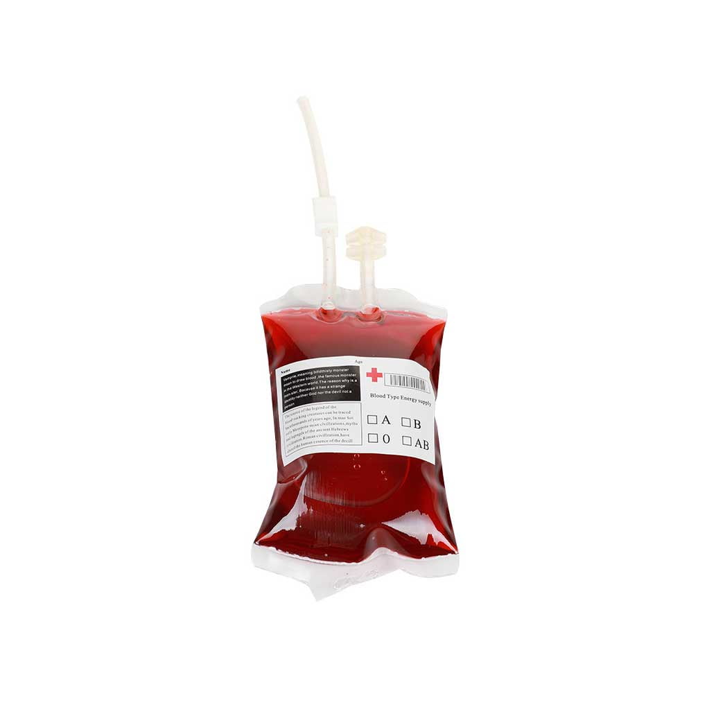 TureClos 350ML Halloween Blood Bag Universal Energy Beverage Leakproof ...