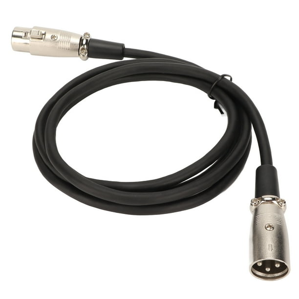 Cable hembra XLR Maleto de clavija, cable de sonido XLR macho a hembra ...