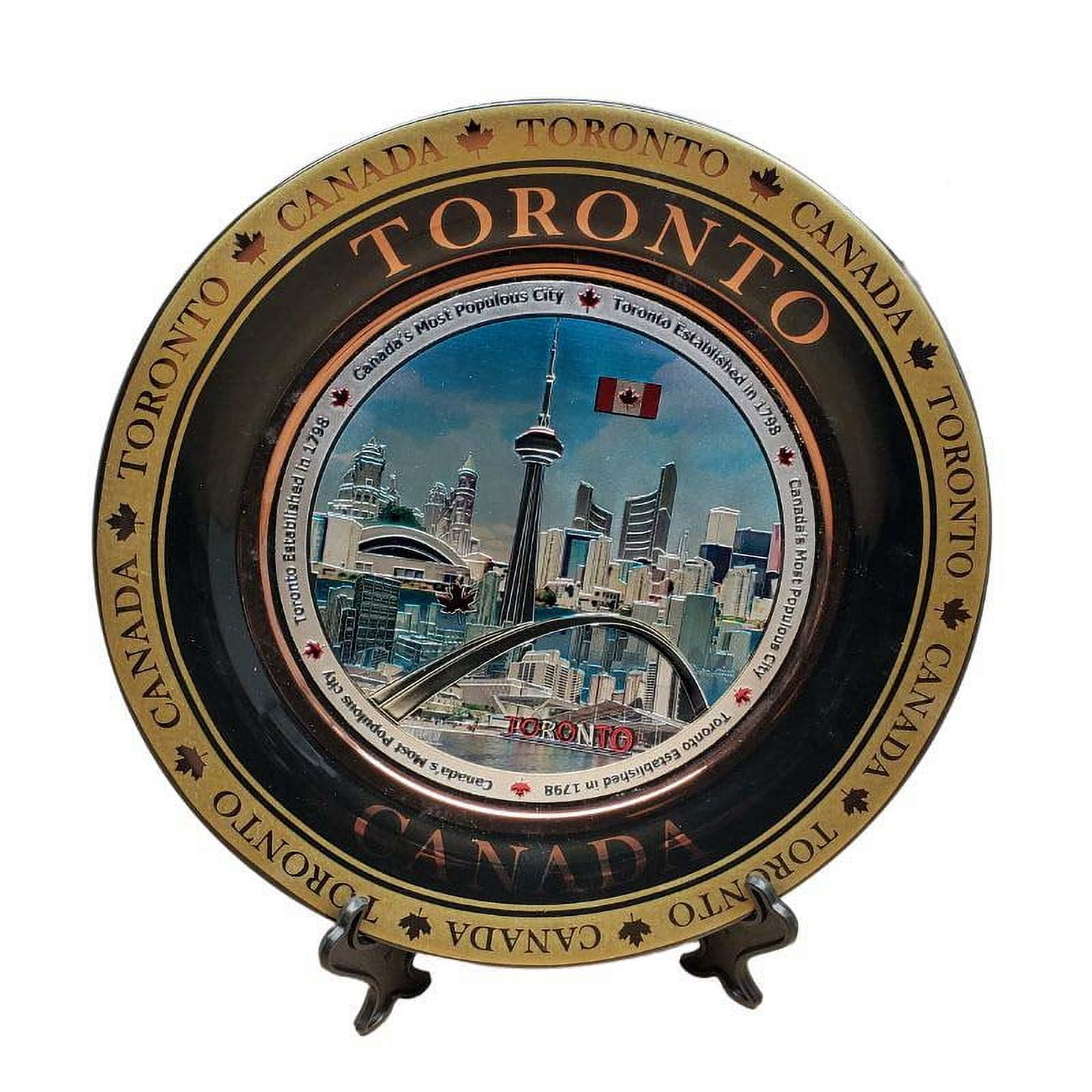 Click here for Generic 03026 - Toronto Souvenir Plate 8in Metal 8 prices