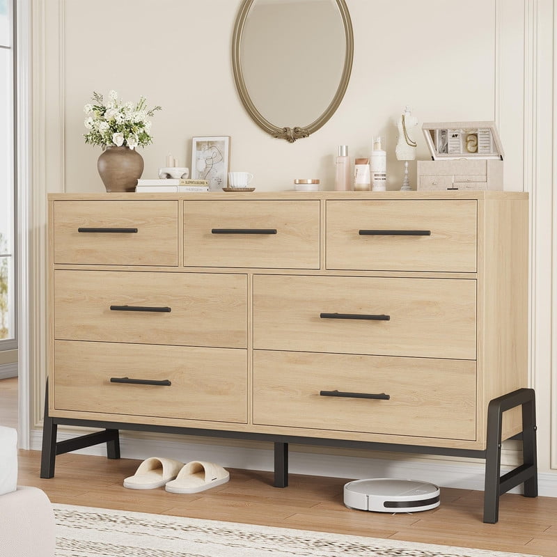 Click here for Tropow Dresser For Bedroom - 52 Wide 7 Drawer Dres... prices