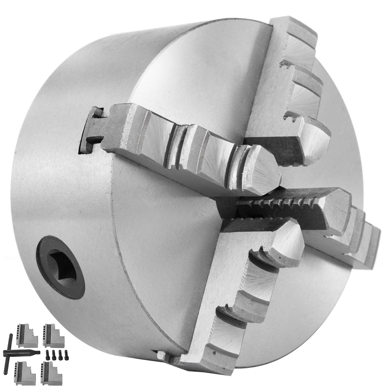 VEVOR Lathe Chuck K12-80 3 inch 4-Jaw,Mini Lathe Chuck Quality Cast ...