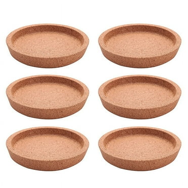 8 Pack Cork Coasters Absorbent Cup Round Cafe Bar Home Drink Beverage ...