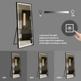 "LAIYA LED Aluminum Full Body Mirror with Light Stand, 65""X22"" Large ...