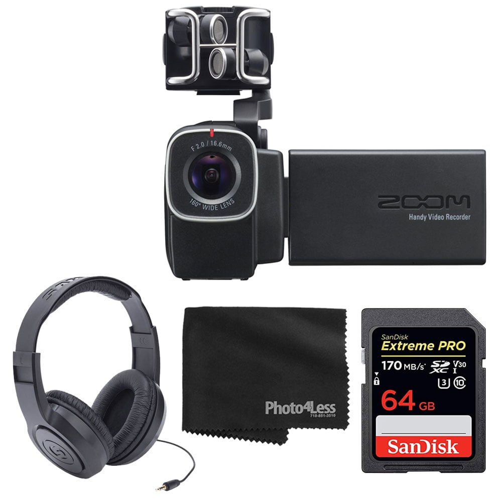 Zoom Q8 Handy Video Recorder + 64GB Extreme PRO SDXC UHS-I Card ...
