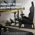 Marada Flight Simulator Cockpit with Game Seat Fit for Thrustmaster ...