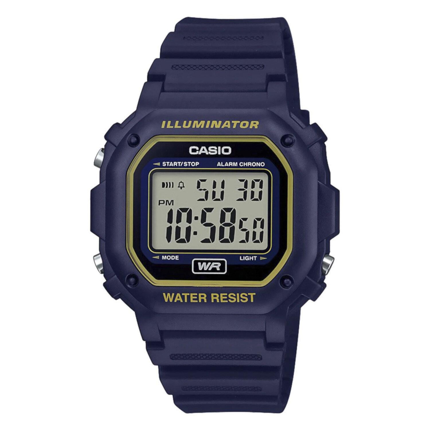 Reloj CASIO F-108WH-2A2CF ILLUMINATOR Multifunción-Azul azul 43 mm ...