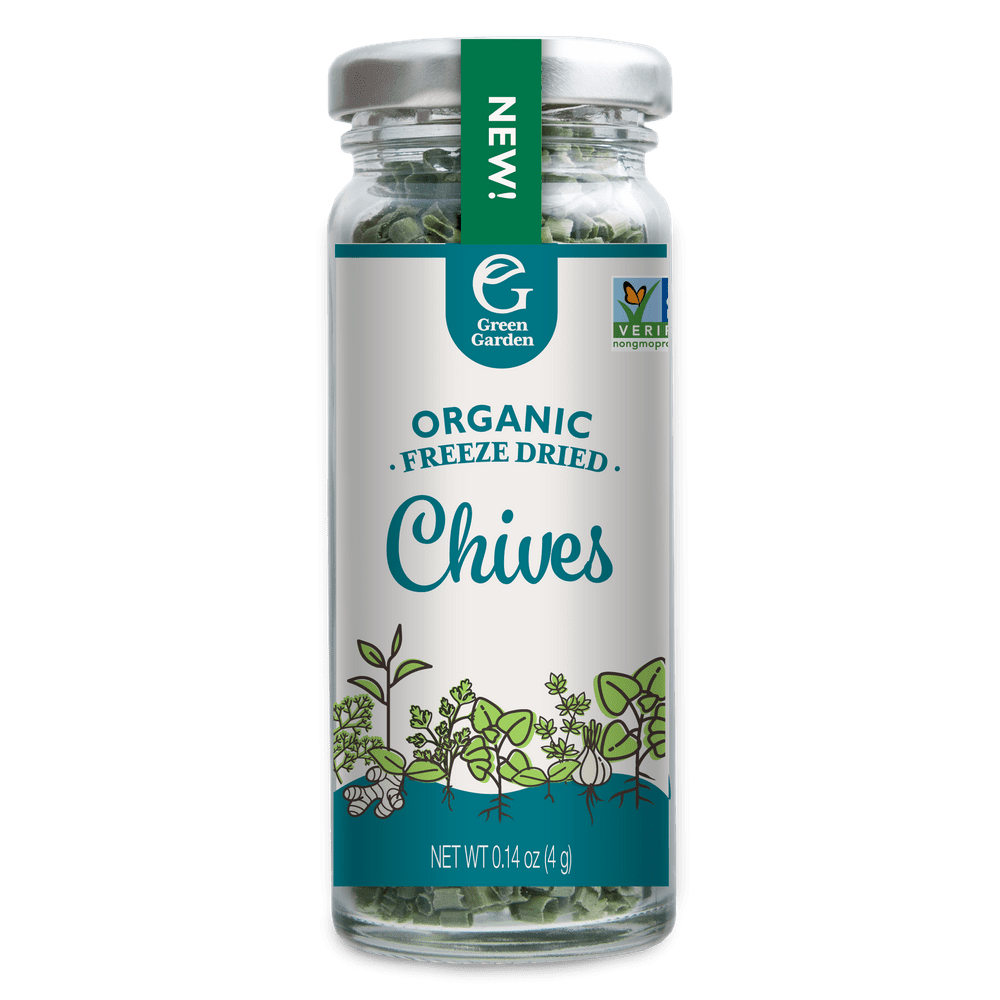 Green Garden Organic Freeze Dried Chives, 0.14 oz - Walmart.com ...