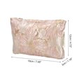 Unique Bargains 1 Pc Versatile Embossment Flower Handheld Makeup Bag ...