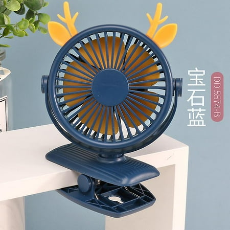 Cartoons Mini Fans With Clip Cooling Rechargeable Desktop Table Fan ...