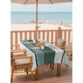 Abstract Wood Grain Rectangle Outdoor Tablecloth with Umbrella Hole ...