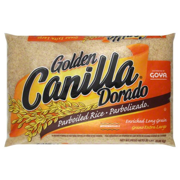 GOLDEN CANILLA Long Grain Parboiled Rice 20 Lb - Walmart.com