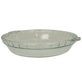 Pyrex Basics 9.5 inch Round Glass Pie Plate - Oven Safe Baking Dish ...