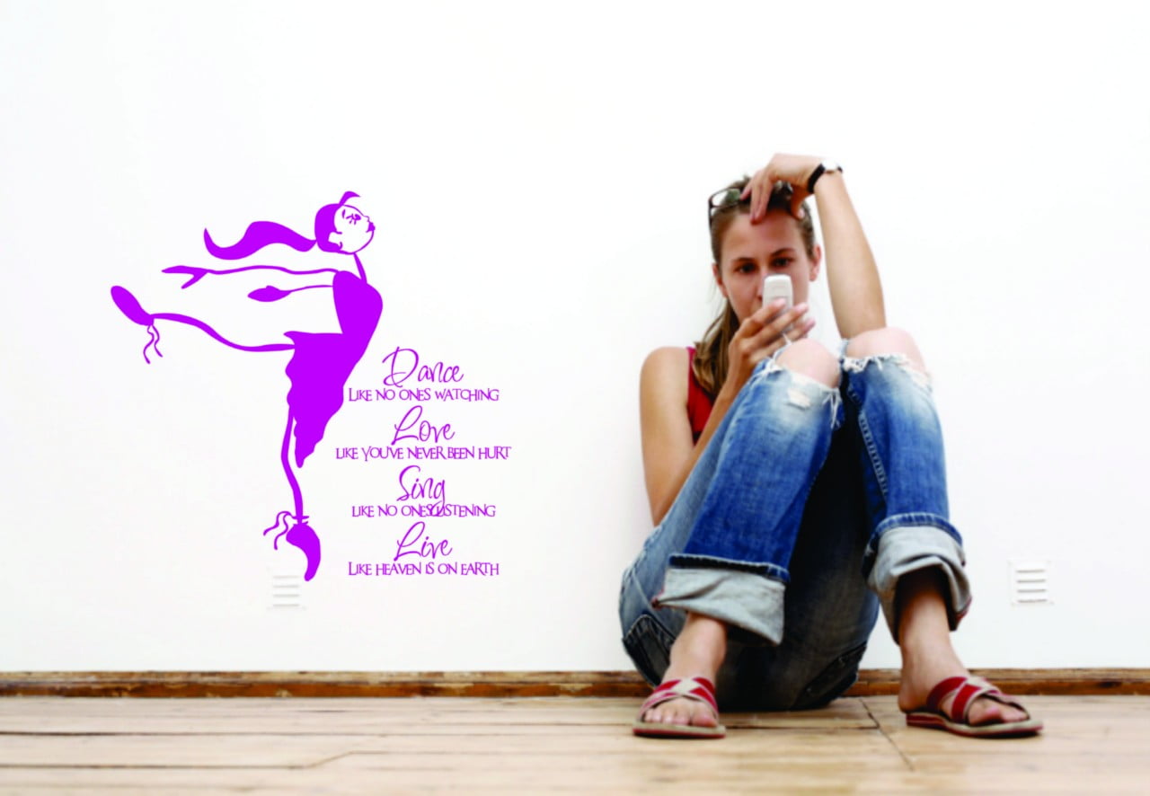 Wall Decal Dance Love Sing Love Inspirational Dancing Inspiration ...