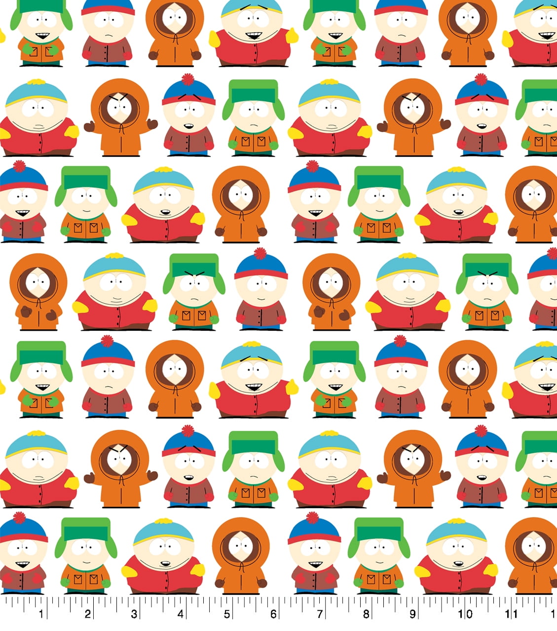 Springs Creative 18" x 21" Cotton Nickelodeon South Park Expressions ...