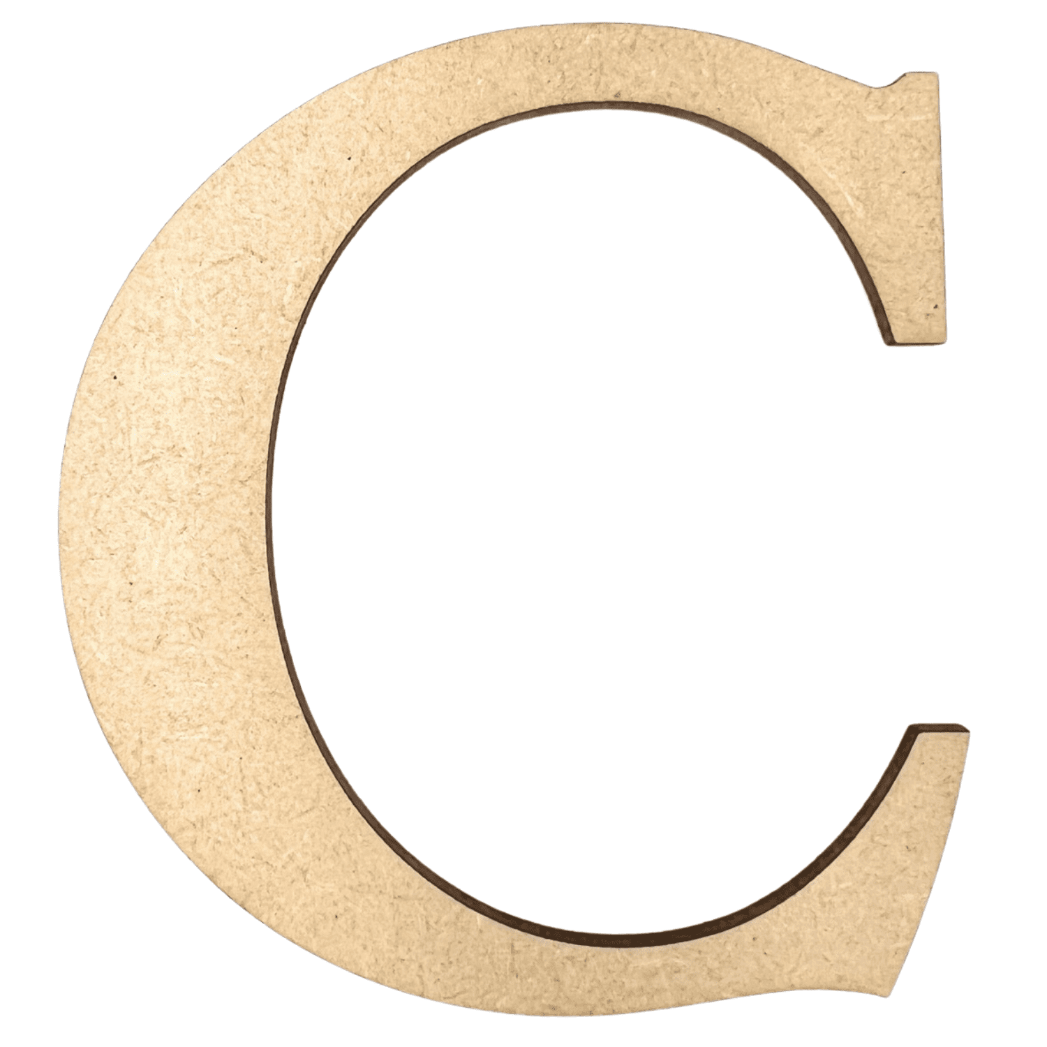6" Tall MDF Letter C | 1/8" Thick | Krafty Supply Letters | Times ...