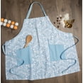 DII Damask Kitchen Apron, 29"x37.5", 100% Cotton, Multiple Colors ...