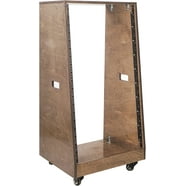 Sound Town DIY Solid Carbonized Bamboo Studio Rack with 11U Slant Mixer ...