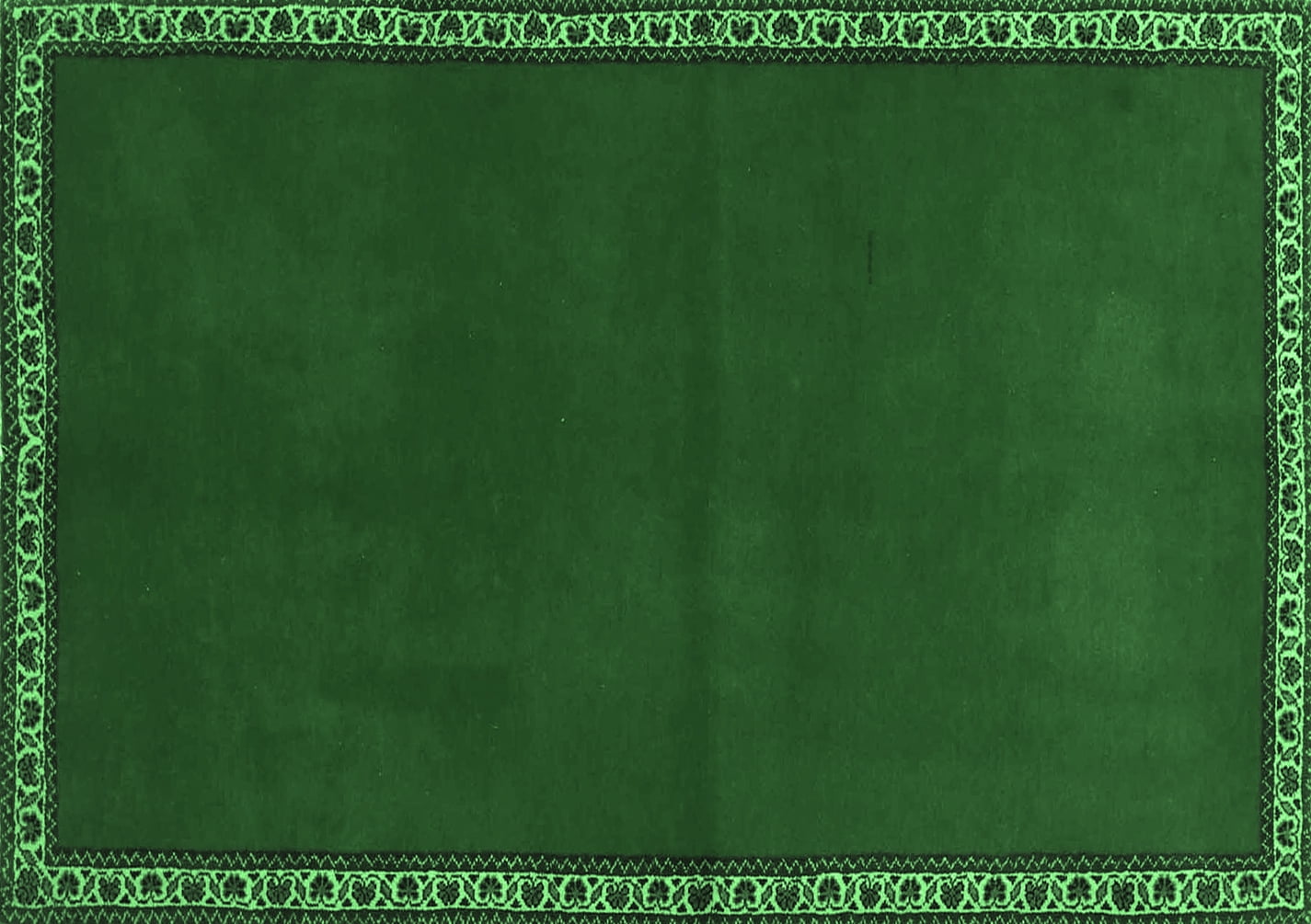 Ahgly Company Indoor Rectangle Abstract Emerald Green Contemporary Area ...