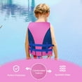 OldPAPA Kids Life Jacket Swim Vest for Toddlers Boys Girls, Pink, Adjustable Buoyancy Flotation ...