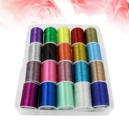 Simthread All Purpose Polyester Embroidery Machine Thread, 3 Huge Spool ...