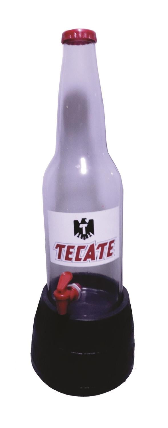 DISPENSADOR 5 LITROS MISIL CERVEZA Y BEBIDAS TECATE TRANSPARENTE ...