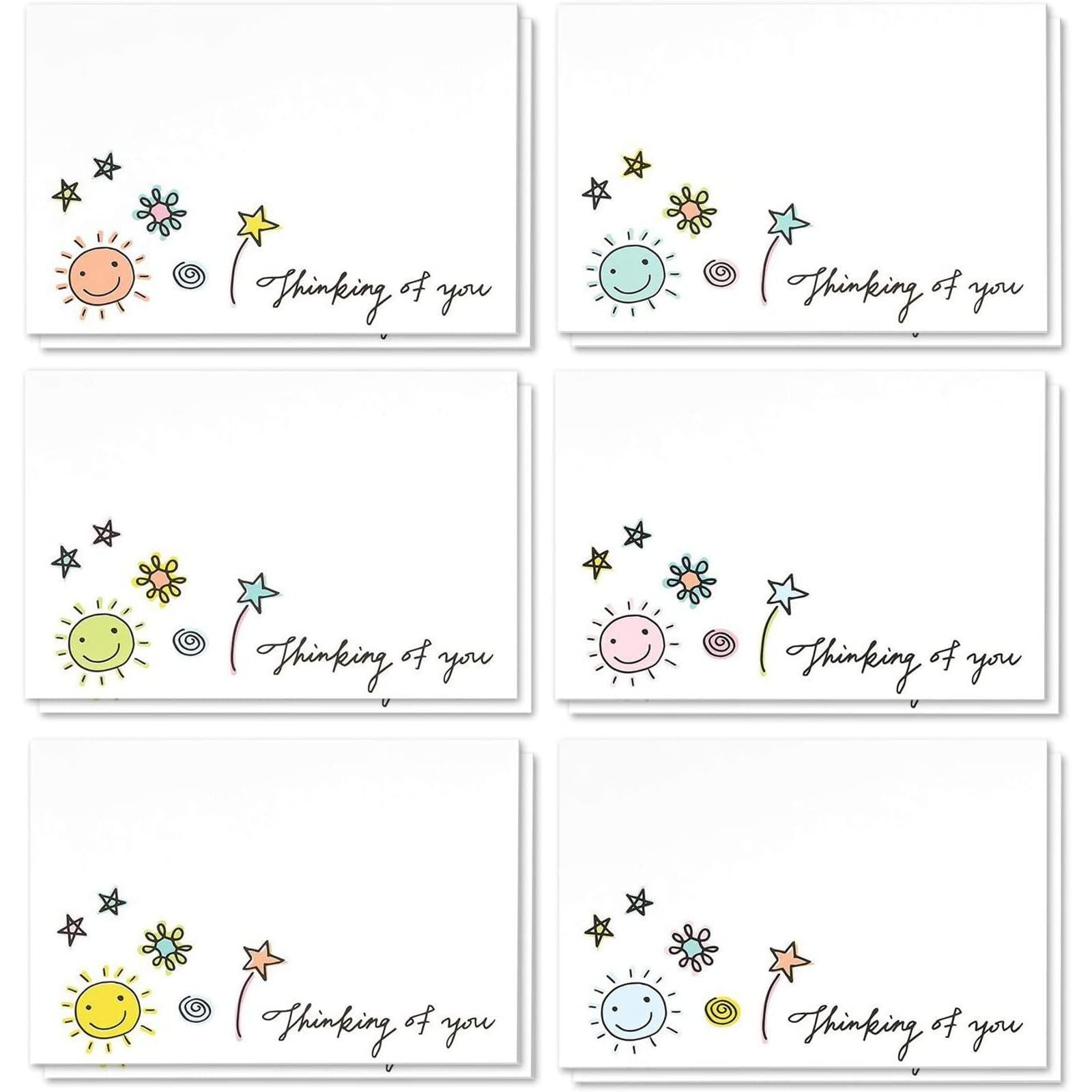 Best Paper Greetings All Occasion Greeting Cards, with Envelopes 6" x 2 ...