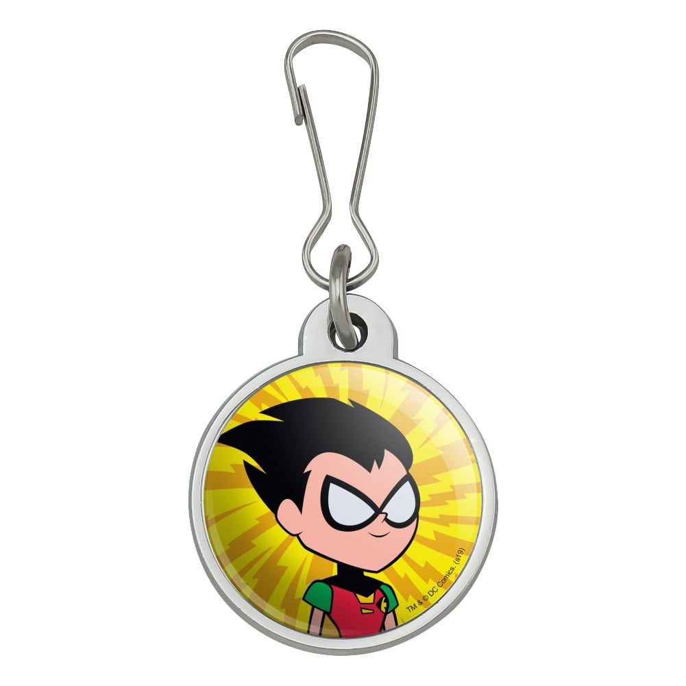Teen Titans Go! Robin Jacket Handbag Purse Luggage Backpack Zipper Pull ...