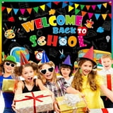 ZEYGC Large Welcome Back to School Background Poster Party Decoration ...