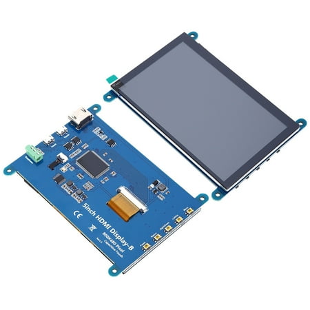 LCD Screen Touch Display 5-Inch Screen DC 5V For DIY / BB Black ...