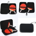 Table Tennis Paddle Bag Pingpong Paddles Case Easy to Carry Table ...