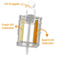 Fryer Oil Test Kit, Two Color Visual Guide With Glass Dropper ...
