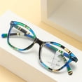 Fashion Stripe Frame Blue Light Glasses, Anti-Eye Strain Gaming Eyewear ...