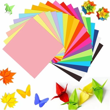 NOGIS Origami Paper 50 Colors 100 Sheets 6" x 6" , Double Sided Color ...
