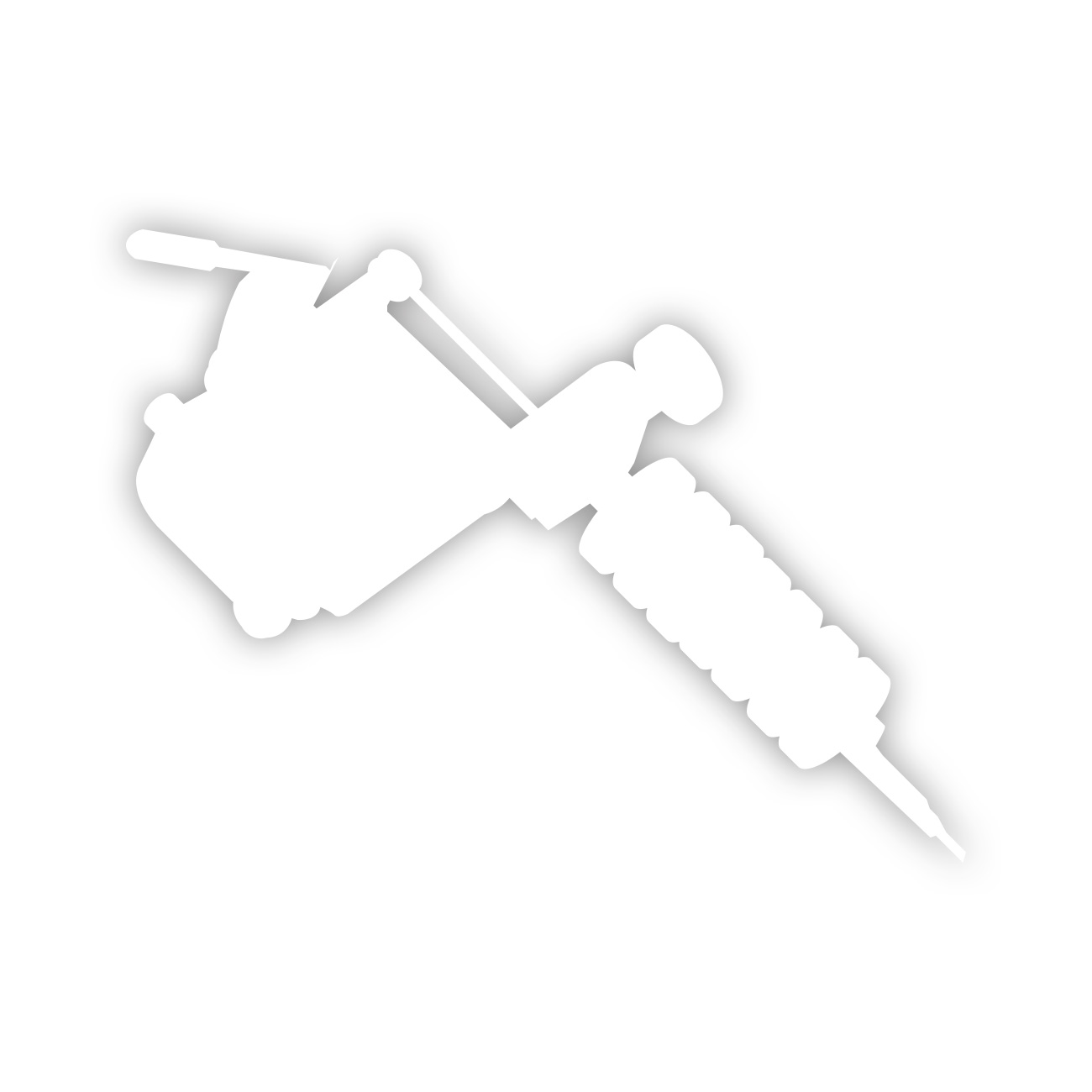 Tattoo Machine Sticker Decal Die Cut - Self Adhesive Vinyl ...