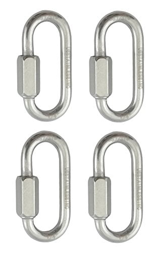 Stainless Steel 316 Quick Link Marine Grade (1/4" (4 Pack)) - Walmart.com