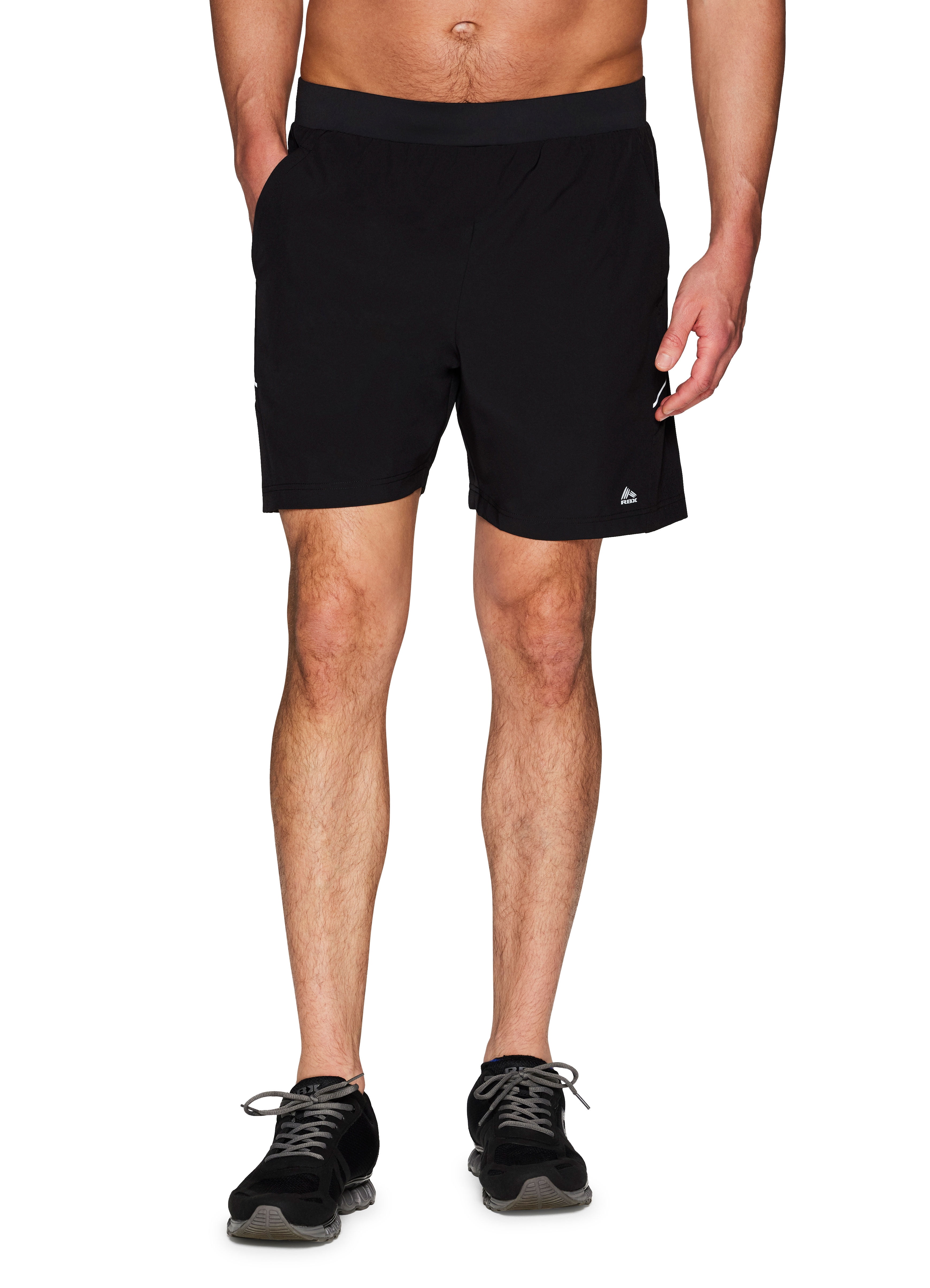 RBX Active Men's Stretch Woven Quick Drying Shorts with Airy Perforated ...
